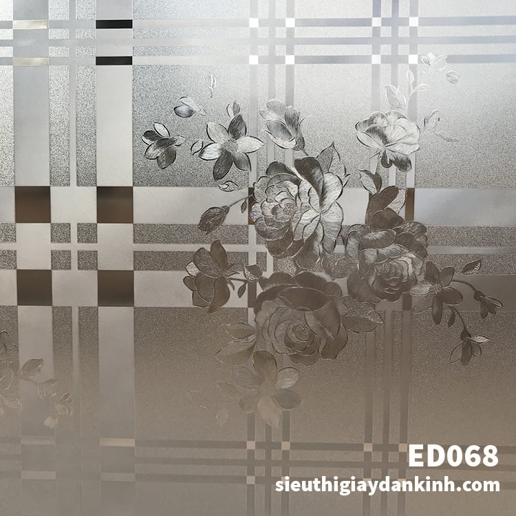 Giấy dán kính 3D ED068